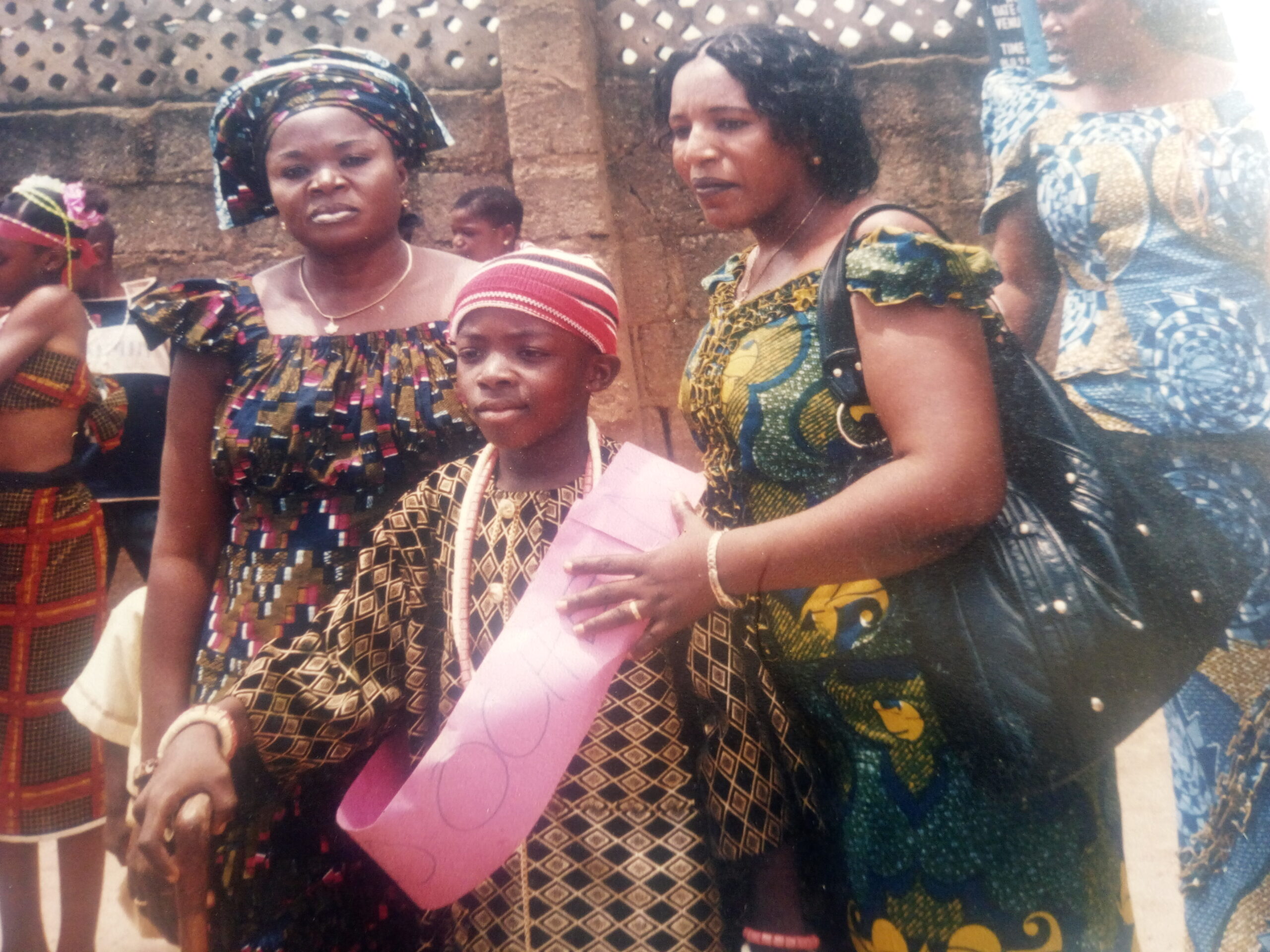 I was the only boy in the pageant. My mother let me go onstage ...